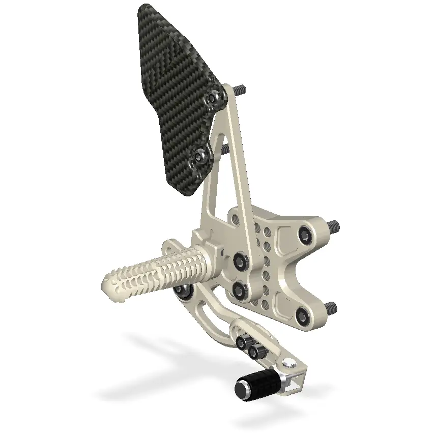 Attack Performance Rear Set Kit, Suzuki GSXR600/750 04-05