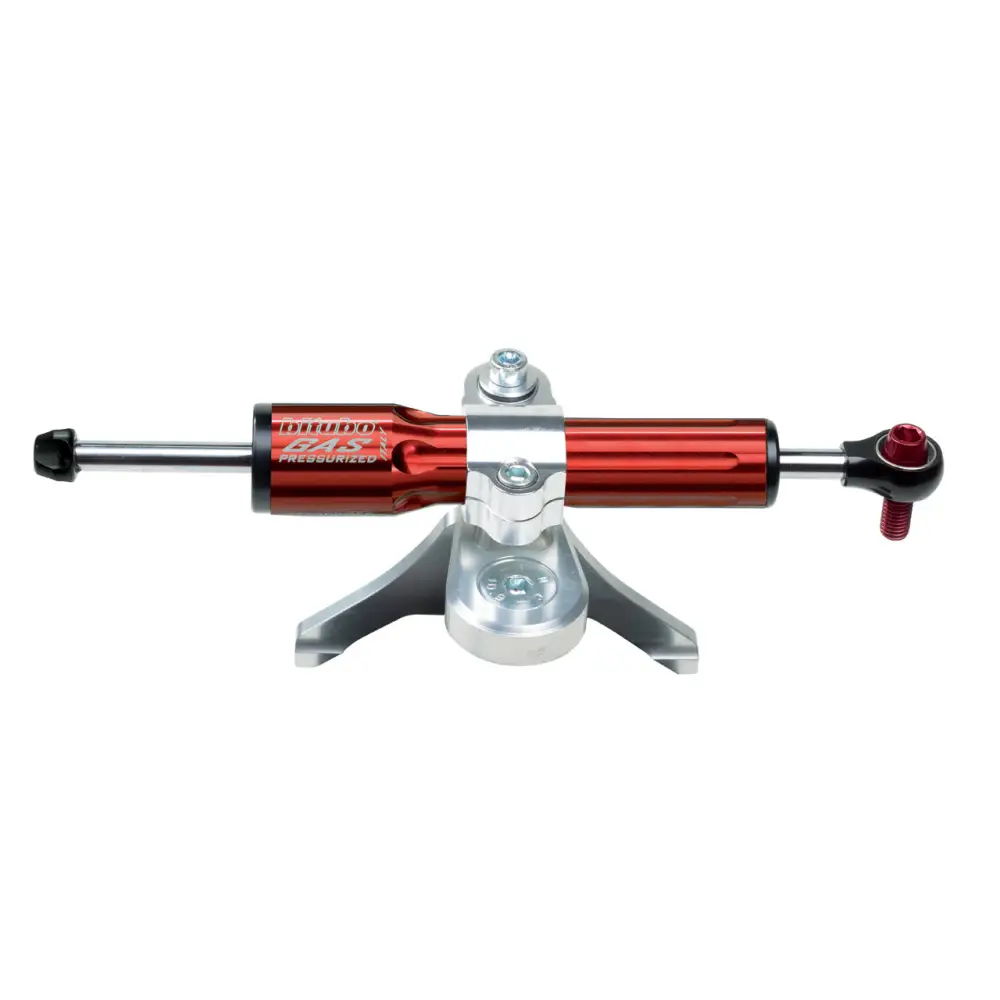 Bitubo SSW Steering Damper (KITO) Red Under Instruments Mounting Moto