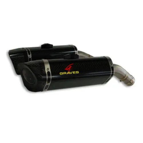 Graves Motorsports LINK R1 Cat Back Slip-on Titanium Exhaust Yamaha R1